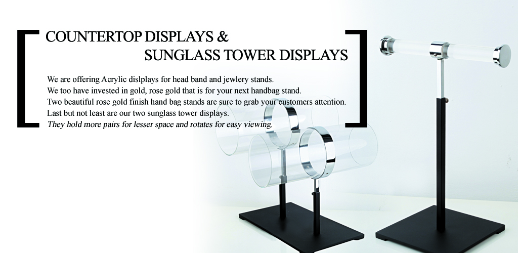 CONTENTS – COUNTERTOP DISPLAYS & SUNGLASS TOWER DISPLAYS | AMKO Displays