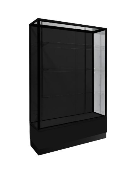BLACK EXTRA VISION WALL CASE | AMKO Displays