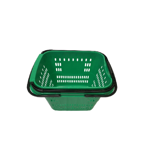 4 WHEELS ROLLING SHOPPING BASKET | AMKO Displays
