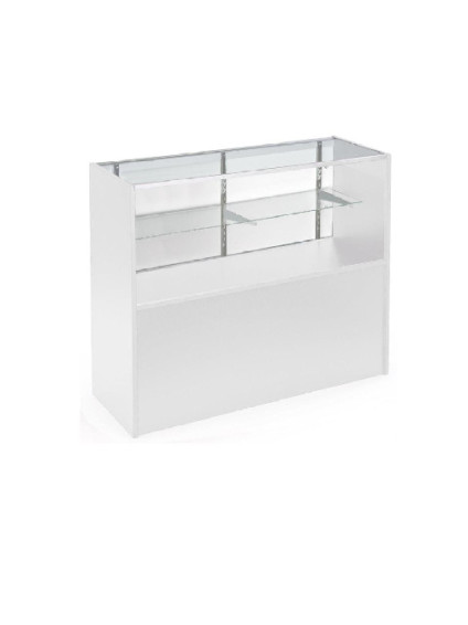 HALF VISION SHOWCASE WHITE | AMKO Displays